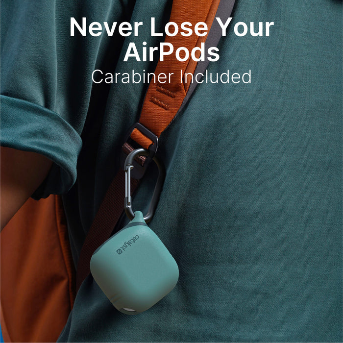 AirPods (Gen 4) - Waterproof Case + Carabiner